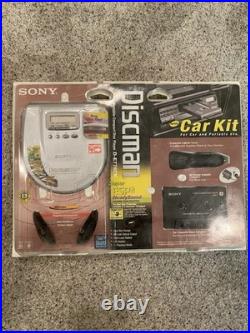 Sony Discman DE776COMPACT CD Player Vintage New Sealed Rare with Car ...
